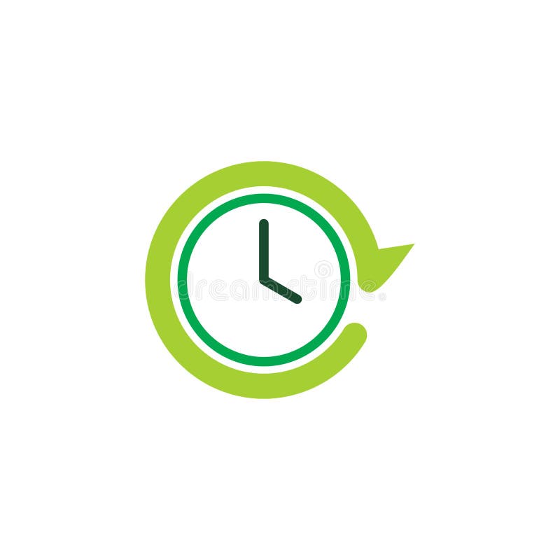 Refresh Time Logo Icon Design Stock Vector - Illustration of schedule ...