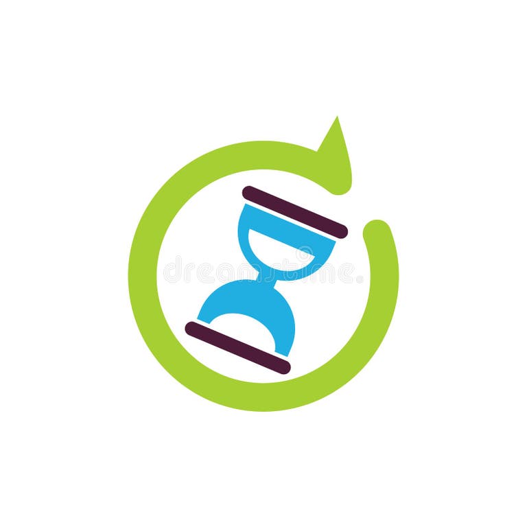 Refresh Timer Logo Icon Design Stock Illustration - Illustration of ...