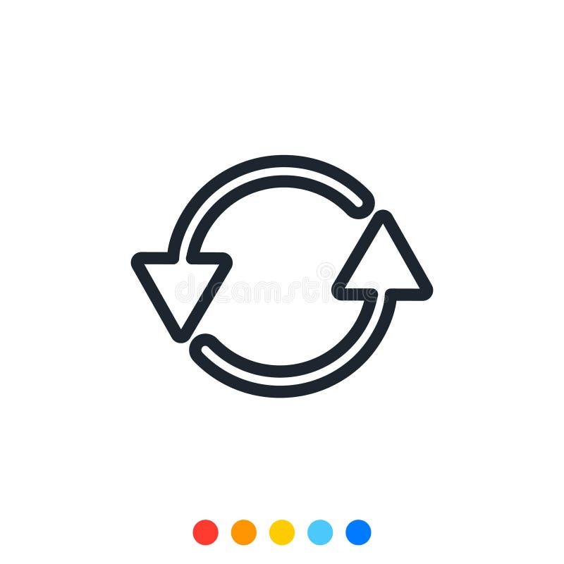 Refresh and Update Icon,Synchronize Icon,Vector Stock Vector ...