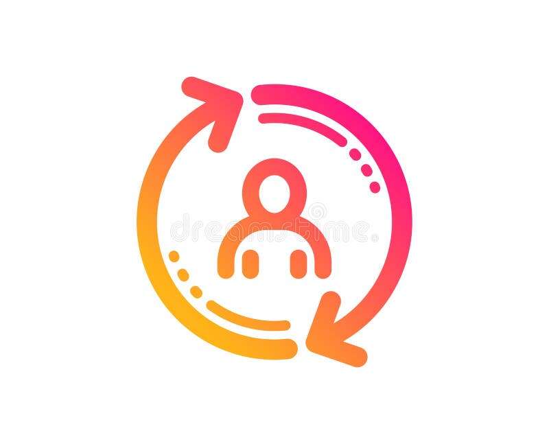 Refresh User Info Icon. Update Profile Sign. Vector Stock Vector ...