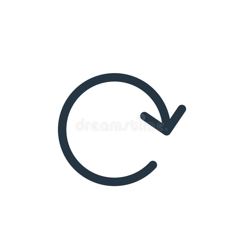 Refresh Vector Icon. Refresh Editable Stroke. Refresh Linear Symbol for ...