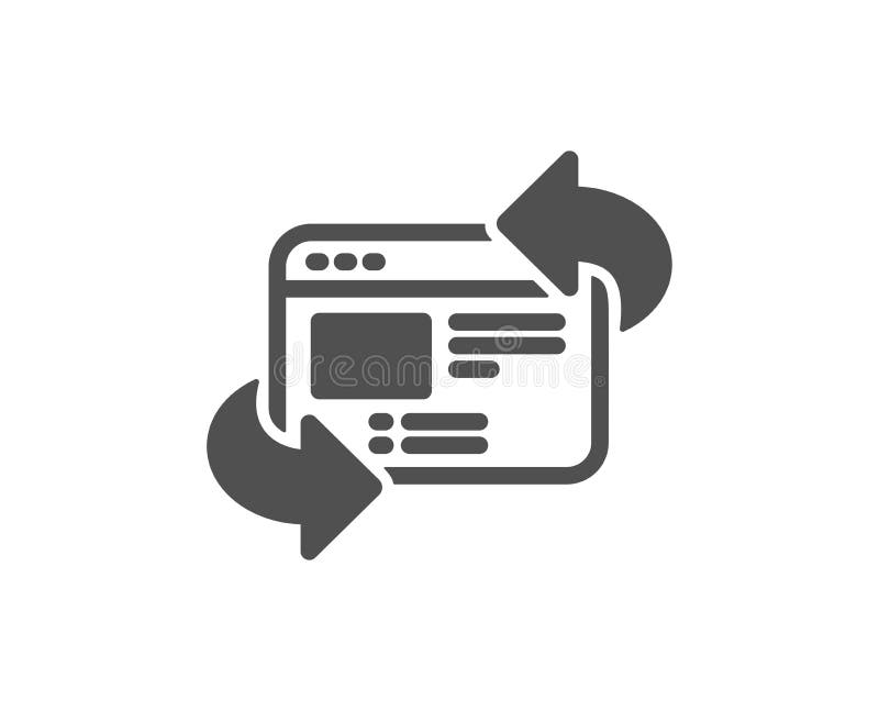 Refresh Website Icon. Update Web Page Sign. Vector Stock Vector ... Refresh Website Icon. Update Web Page Sign. Vector Stock Vector ...