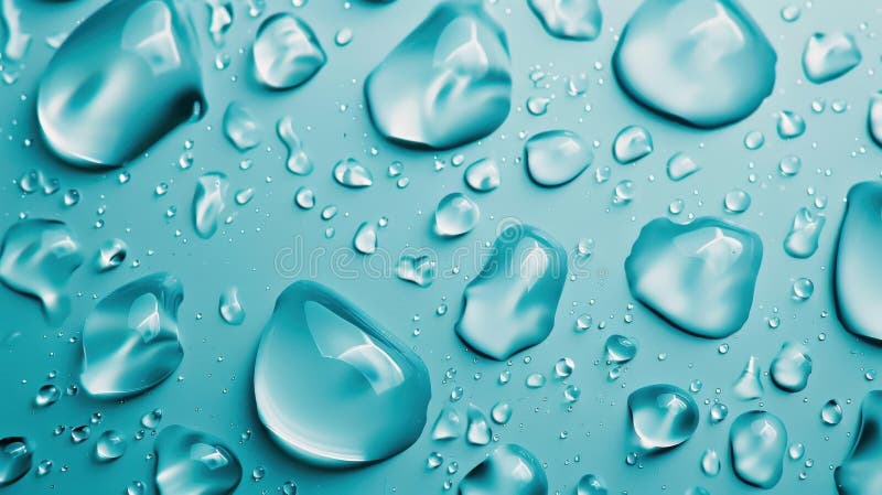 Refresh Your Senses with this Vivid Blue Water Drop Texture, Evoking ...