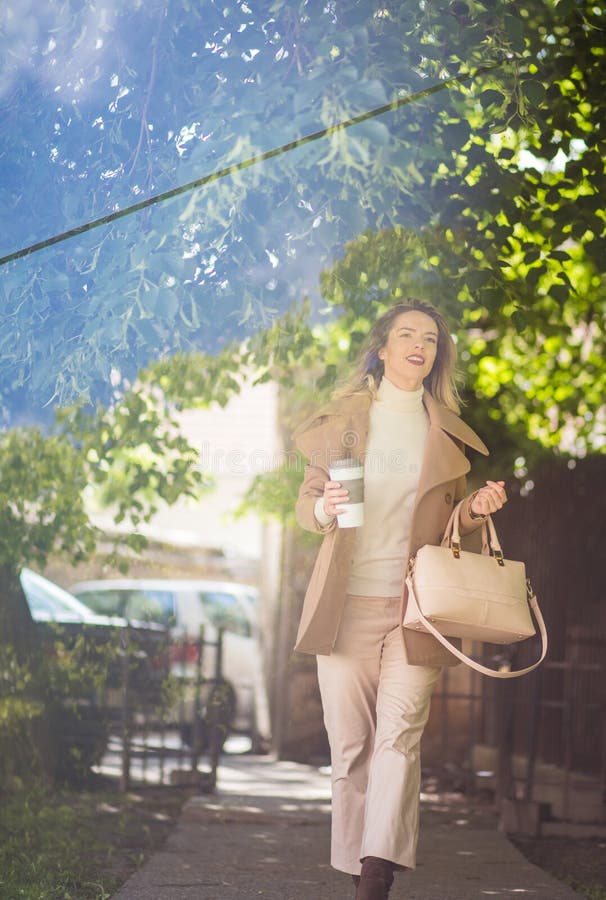 Refresh Yourself with Coffee Stock Photo - Image of park, outdoors ...