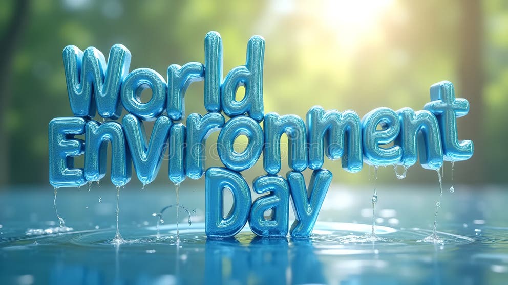 Refreshed World Environment Day Render with Water and Subtle Bokeh ...