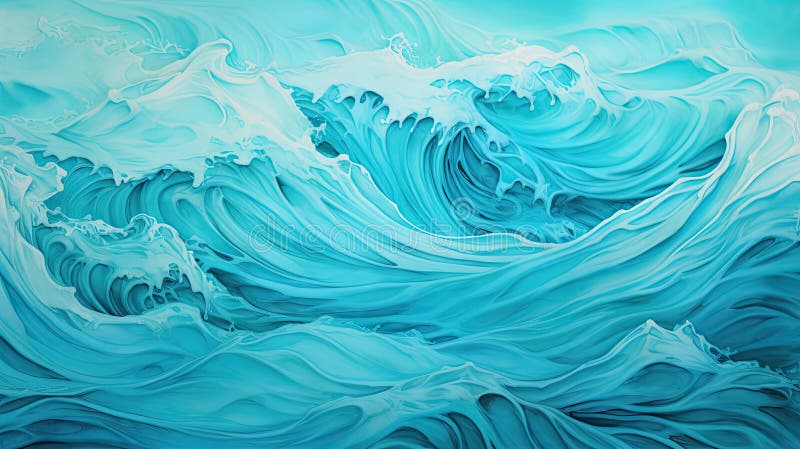 Refreshing Aqua Waves in the Ocean - Abstract Liquid Motion Backgrounds ...