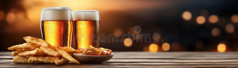 Refreshing Beer and Crispy Snacks the Perfect Pairing for a Cold ...