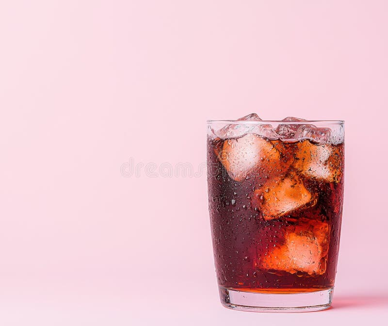 Refreshing Carbonated Beverage with Ice Cubes Stock Illustration ... Refreshing Carbonated Beverage with Ice Cubes Stock Illustration ...