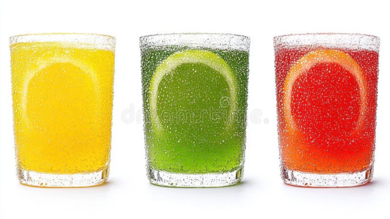 Refreshing Citrus Drinks, Summer Beverages Stock Photo - Image of ...