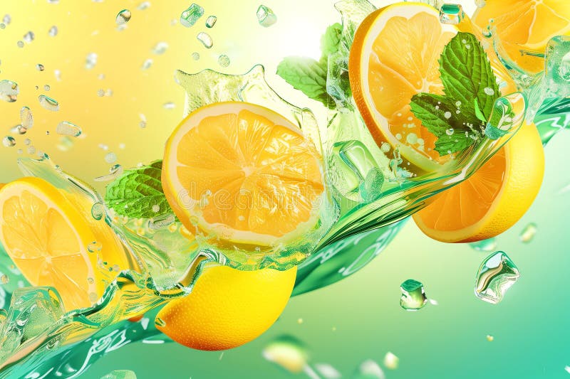 Refreshing citrus stock image. Image of natural, flying - 322978505