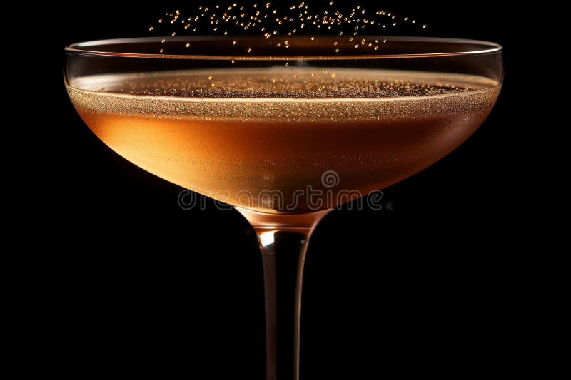 Refreshing Cocktail in a Frosted Glass Surrounded by Dynamic Splashes ...