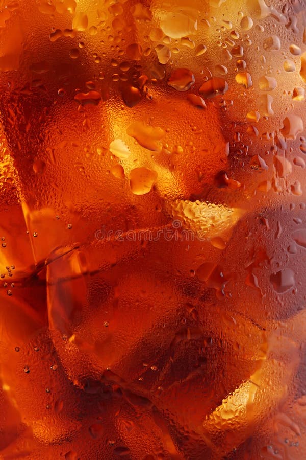 Refreshing Cola II stock image. Image of water, drops - 17985915