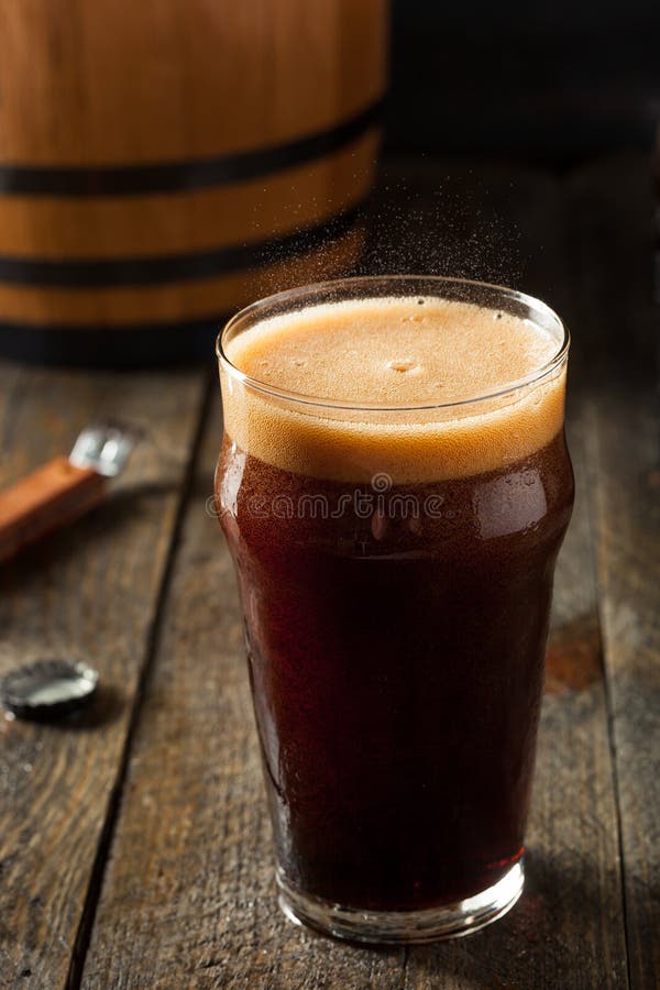 Refreshing Cold Alcoholic Hard Root Beer Stock Photo - Image of ...