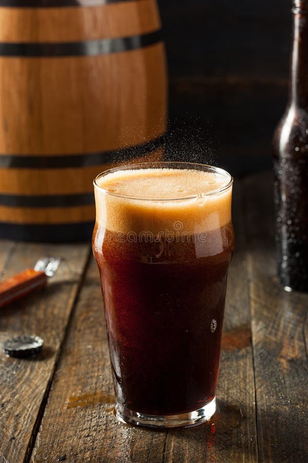 Refreshing Cold Alcoholic Hard Root Beer Stock Image - Image of ...