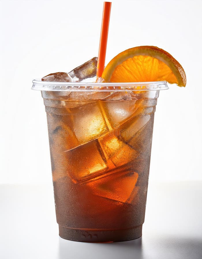 Refreshing Cold Brew Tonic Served in a Plastic Cup, Enhanced with ...