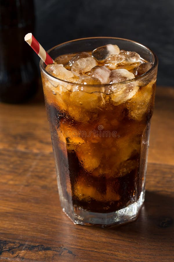Refreshing Cold Dark Cola Soft Drink Stock Photo - Image of splash ...