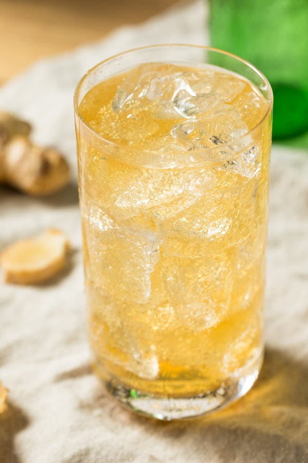 Refreshing Cold Ginger Beer Stock Photo - Image of juice, lime: 192893726