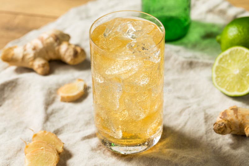 Refreshing Cold Ginger Beer Stock Image - Image of fresh, beer: 192893759
