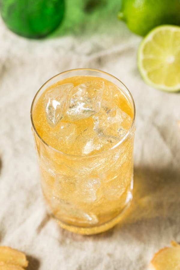 Refreshing Cold Ginger Beer Stock Photo - Image of fresh, liquor: 192893800
