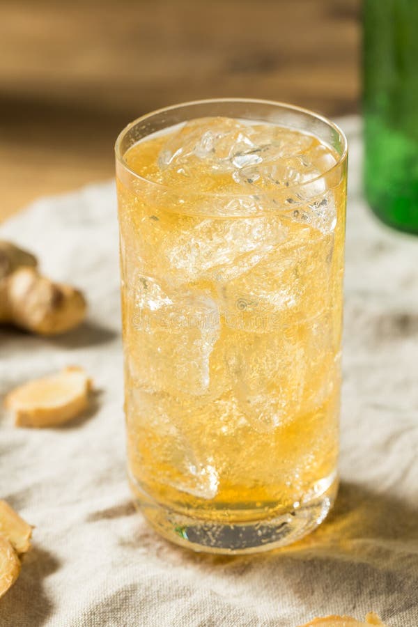 Refreshing Cold Ginger Beer Stock Photo - Image of cool, fresh: 192893924
