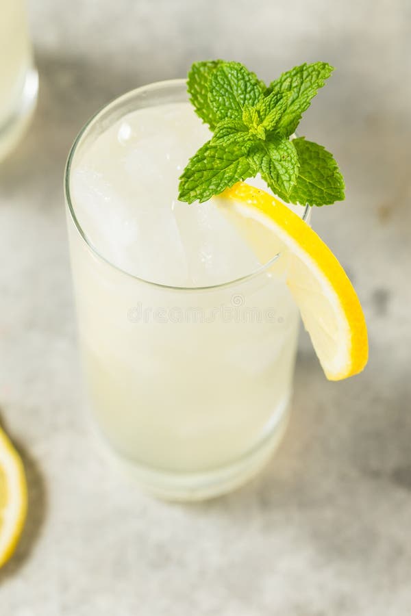 Refreshing Cold Iced Lemonade Stock Photo - Image of tropical, natural ...
