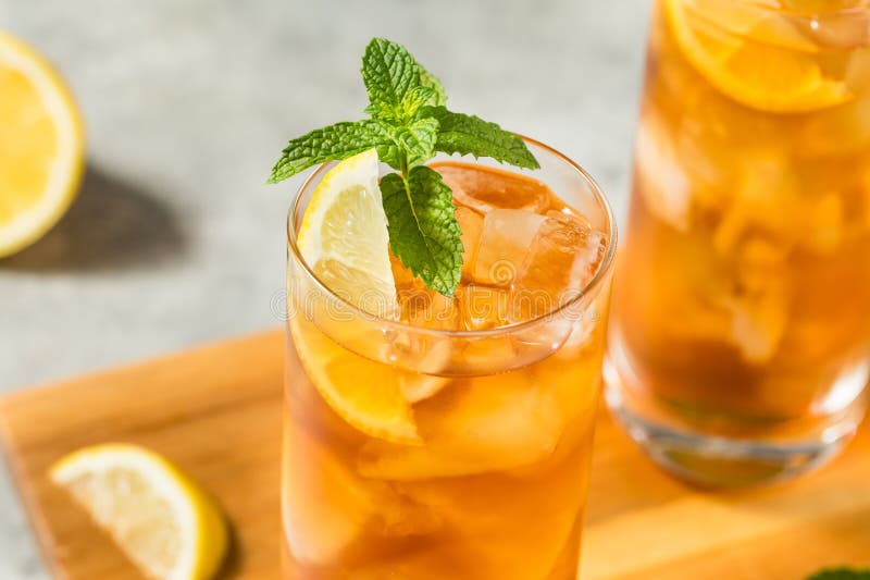 Refreshing Cold Iced Sweet Tea Stock Image - Image of natural, cool ...