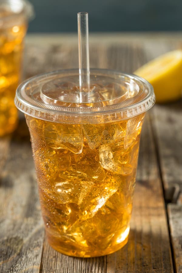 Refreshing Cold Iced Tea stock image. Image of golden - 160762479