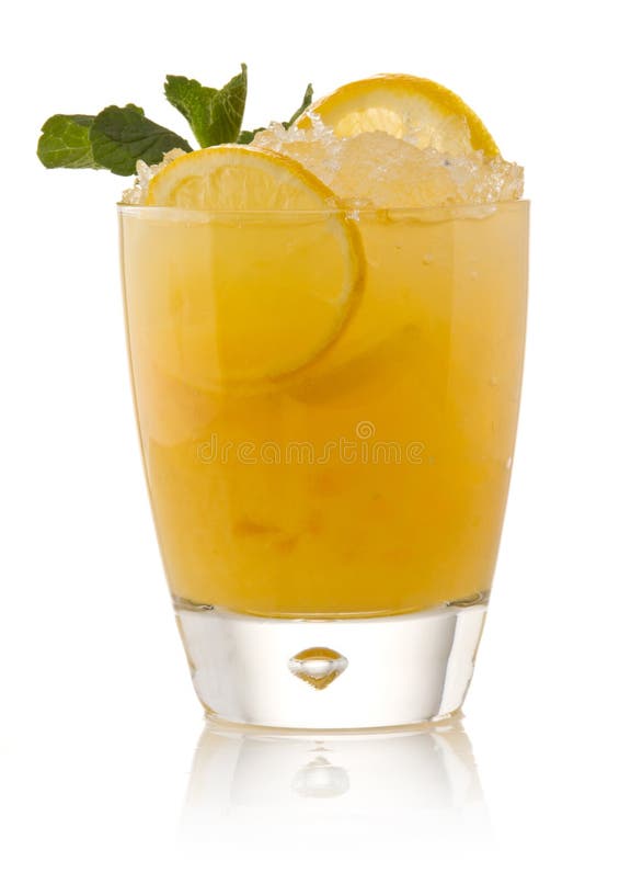 Refreshing Cold Lemon Cocktail Stock Photo - Image of delicious, lime ...