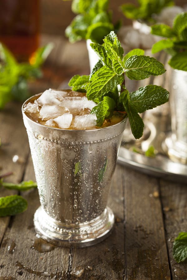 Refreshing Cold Mint Julep stock photo. Image of garnish - 52121270