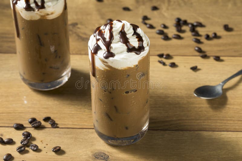 Refreshing Cold Mocha Iced Coffee Stock Photo - Image of gourmet ...