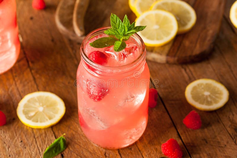 Refreshing Cold Strawberry Soda Stock Image - Image of glass, iced ...