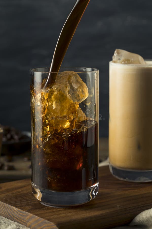 Refreshing Cold Thai Iced Coffee Stock Image - Image of refreshing ...