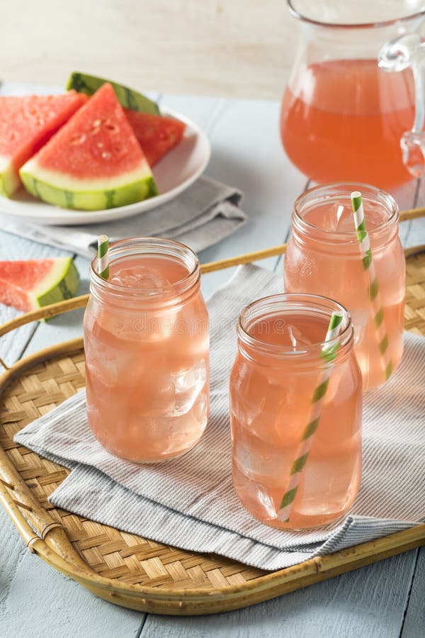 Refreshing Cold Watermelon Juice Stock Photo - Image of drink ...