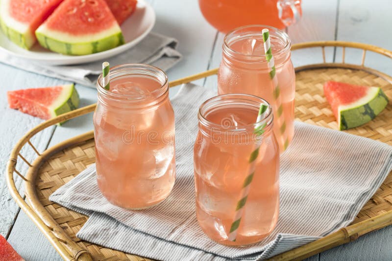 Refreshing Cold Watermelon Juice Stock Image - Image of cold, drink ...