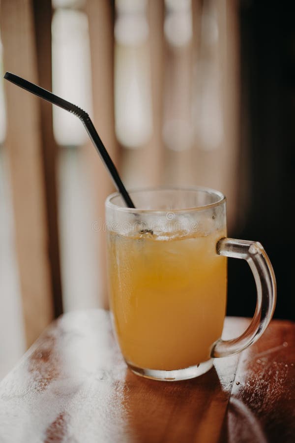 Refreshing Drink during the Day Stock Image - Image of cubes ...