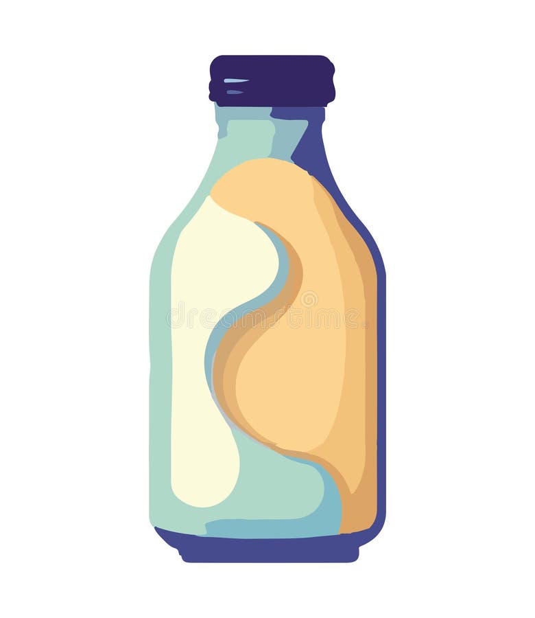 Refreshing Drink in Plastic Bottle with Label Stock Vector ...