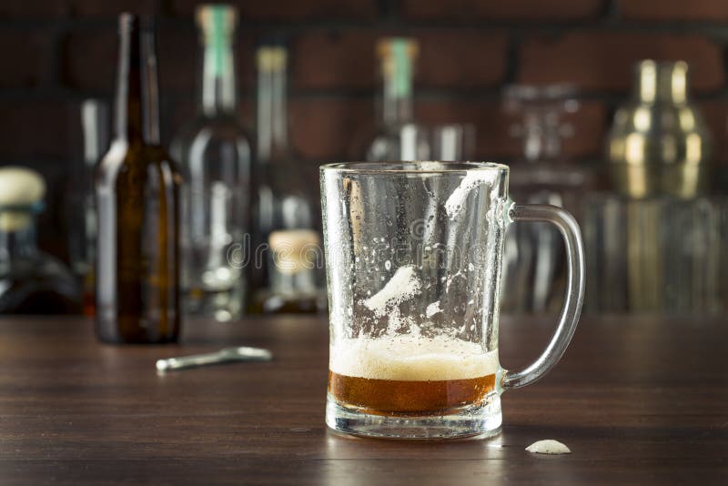 Refreshing Empty Beer Mug stock image. Image of fresh - 108059483