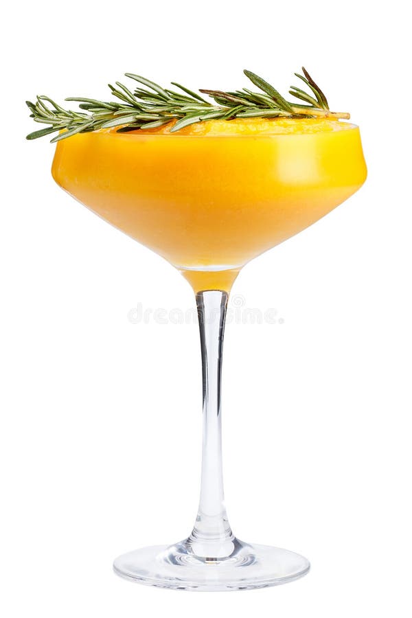 Refreshing Fruit Cocktail. a Refreshing Drink with a Mango Pulp ...
