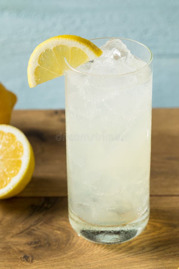 Refreshing Gin Tom Collins Cocktail Stock Photo - Image of classic ...