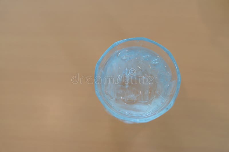 Refreshing Glass of Cold Water with Ice, a Liquid Hydration Thirst ...