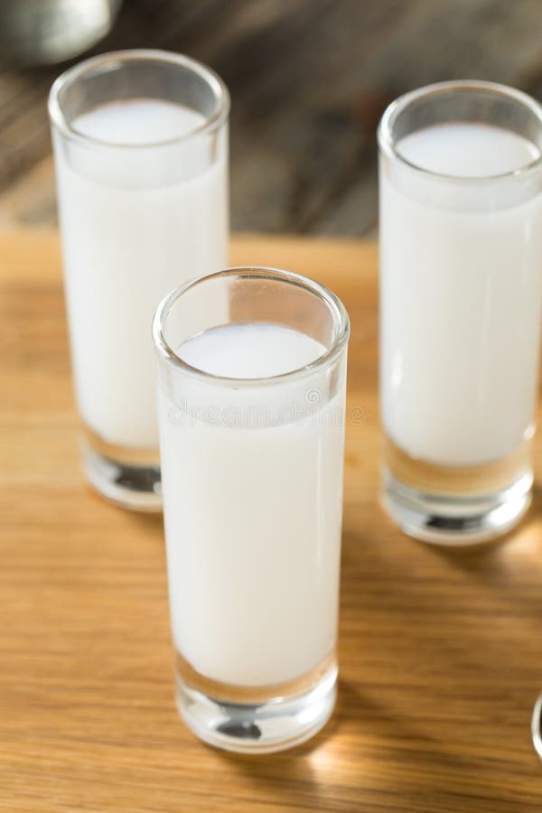 Greek Raki that is a Local Drink in Greece. Stock Image - Image of ouzo ...