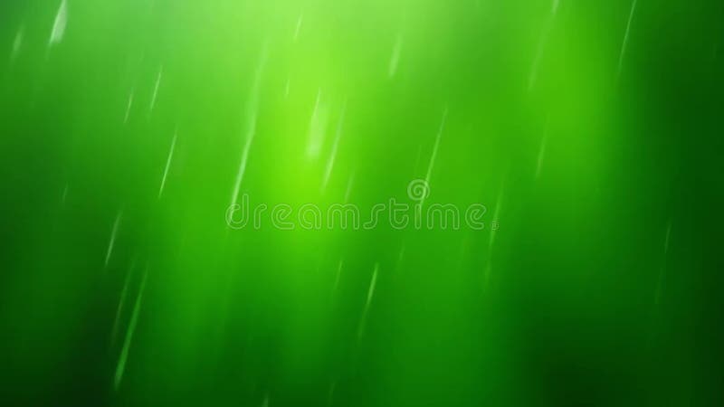 Refreshing Green Backdrop with Gentle Rainfall Motion Graphics ...