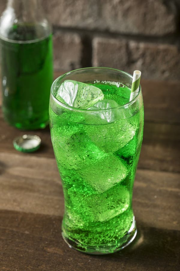 Refreshing Green Lime Soda Pop Stock Image - Image of drink, freshness ...