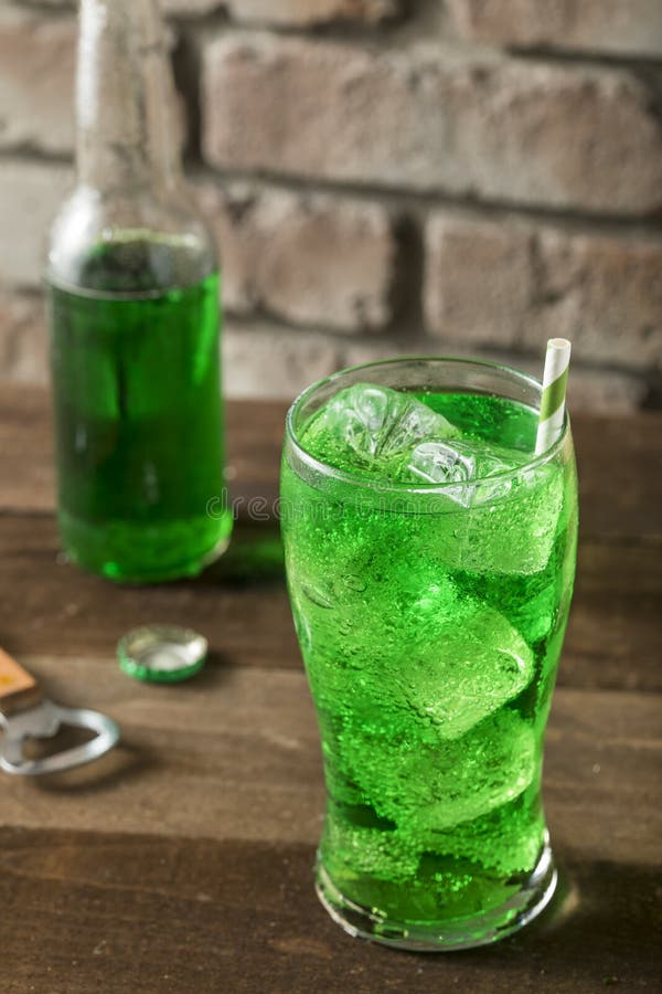 Refreshing Green Lime Soda Pop Stock Image - Image of drink, freshness ...