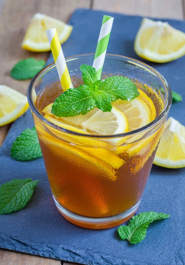 Refreshing Homemade Lemon Iced Tea Stock Image - Image of delicious ... Refreshing Homemade Lemon Iced Tea Stock Image - Image of delicious ...