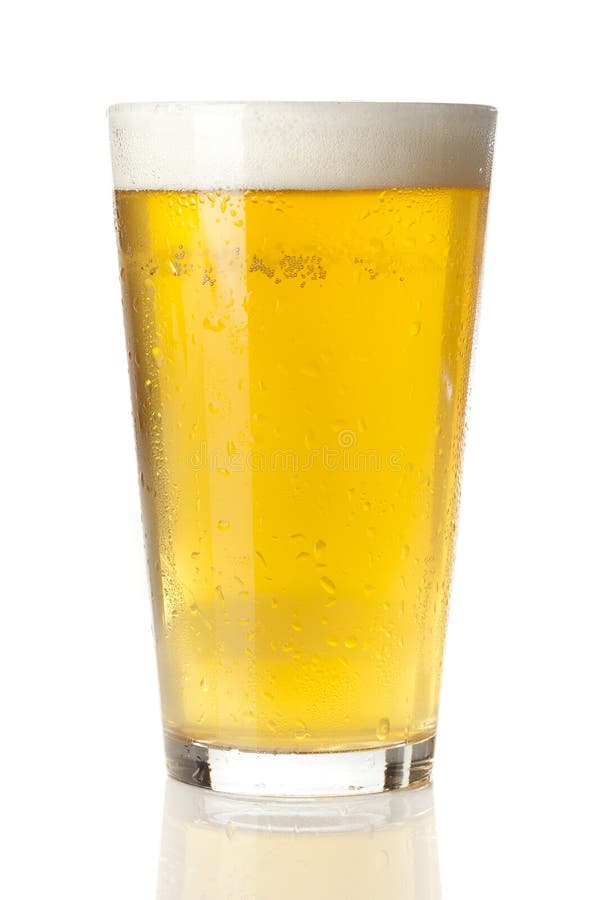 Refreshing Ice Cold Beer stock image. Image of lager - 27700809
