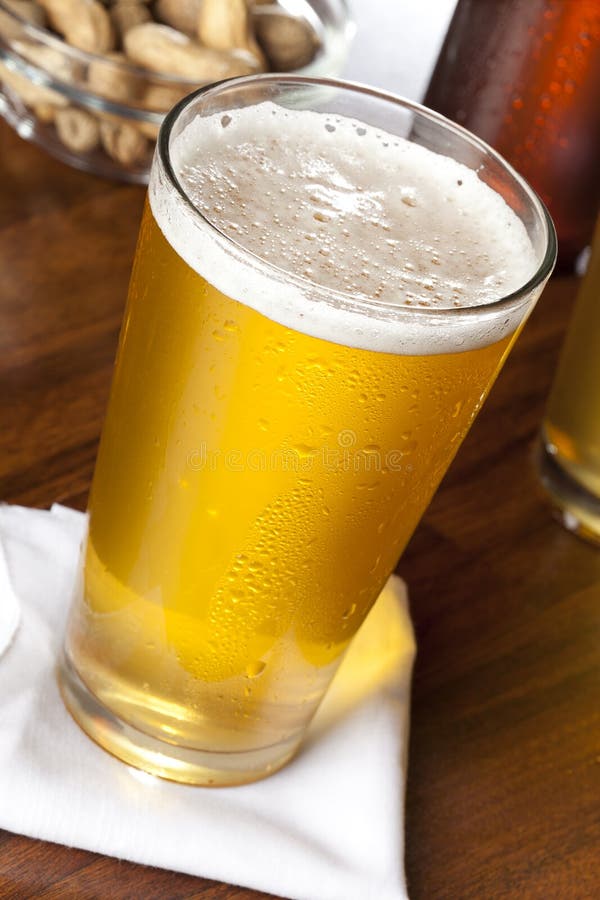 Refreshing Ice Cold Beer stock photo. Image of lager - 27700954
