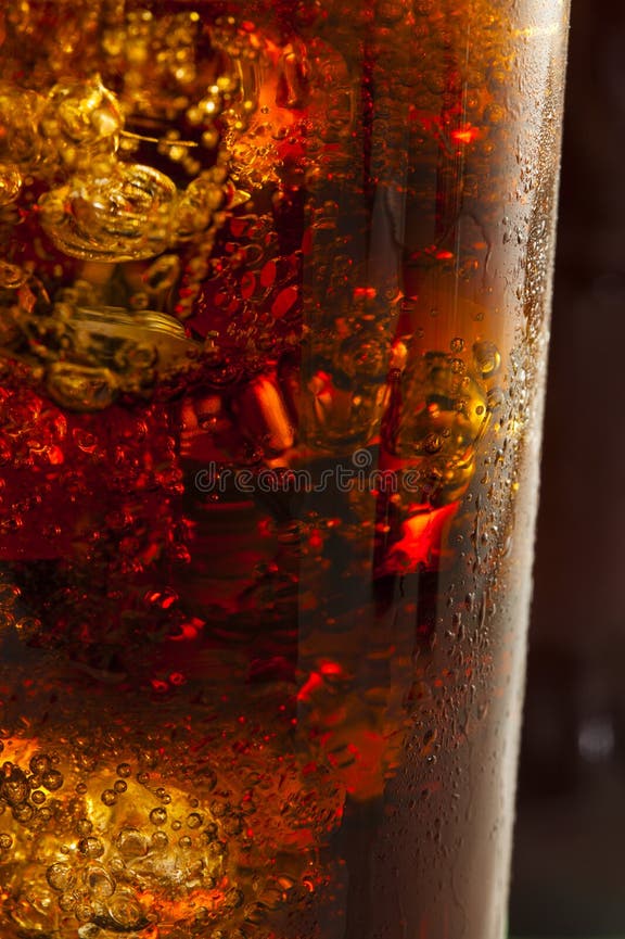 Refreshing Ice Cold Soda Pop Stock Photo - Image of cool, bubble: 32301988