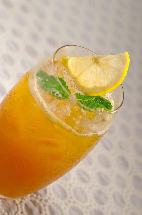 Refreshing Ice tea stock image. Image of health, brown - 29688723