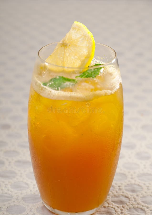 Refreshing Ice tea stock image. Image of health, brown - 29688723